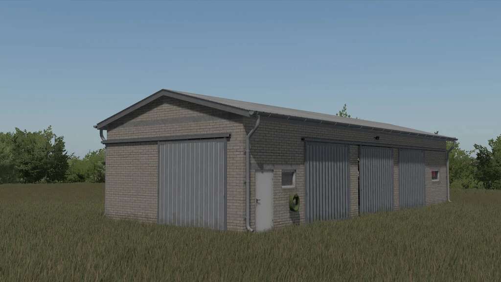 FS22 Garage 18×7 v1.0 - FS 22 Objects Mod Download