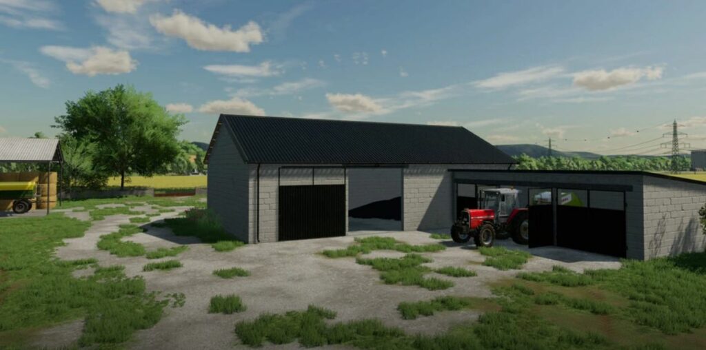 FS22 Garage With Storage v1 (6) - Farming simulator 19 / 17 / 15 Mod
