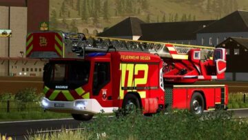 FS22 Magirus M32L AS n.B. Turntable ladder v1.0 (1) - Farming simulator ...