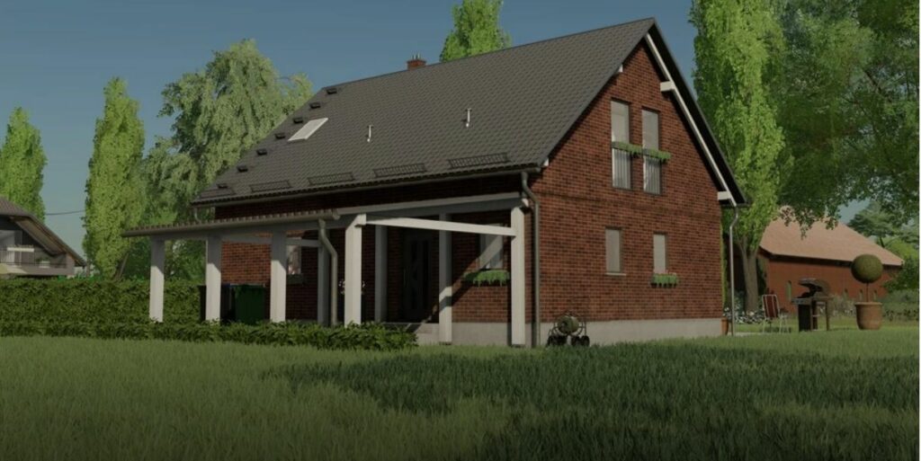 FS22 Modern House Set v1.0 - FS 22 Objects Mod Download