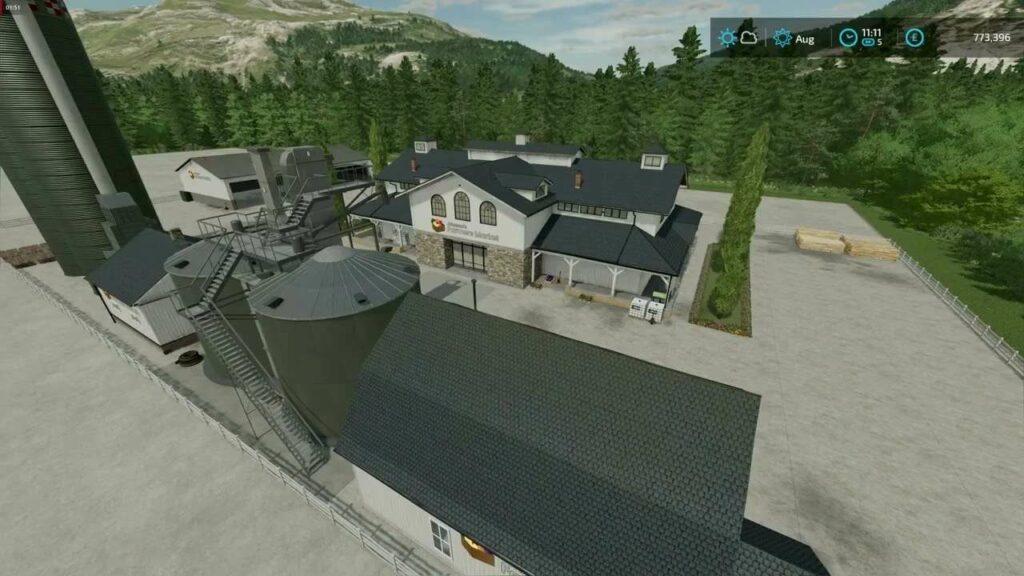 FS22 Placeable Farmers Market v1.0 - FS 22 Objects Mod Download
