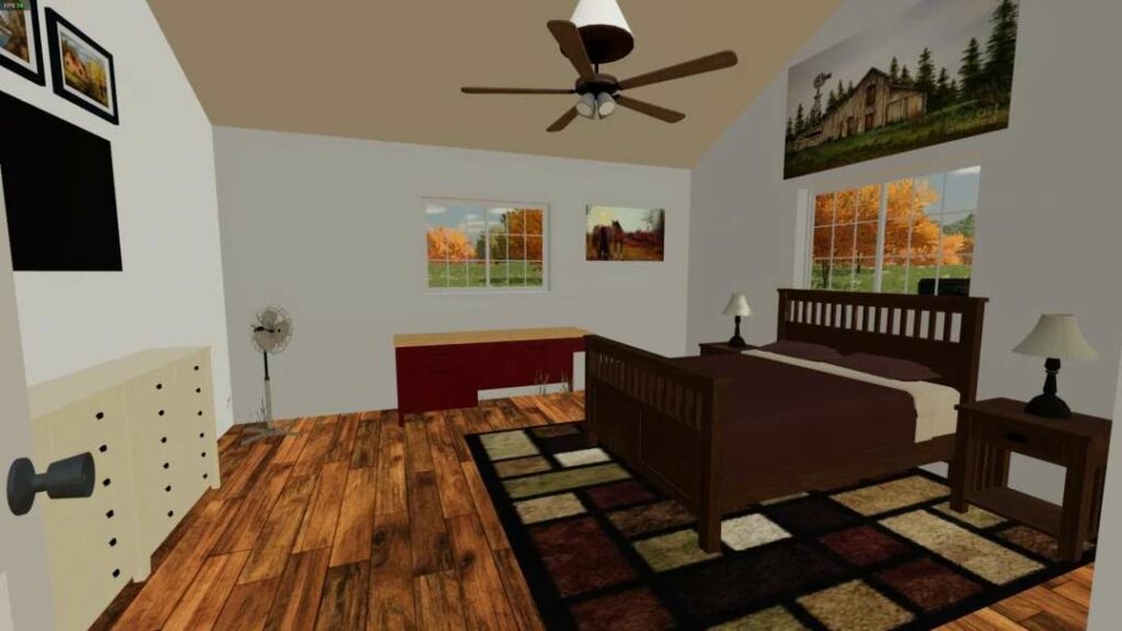 FS22 Ranch Style House v1 (2) - Farming simulator 19 / 17 / 15 Mod