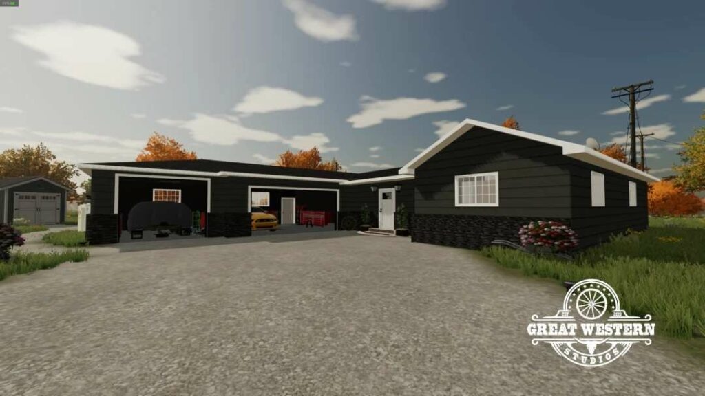 FS22 Ranch Style House v1 (3) - Farming simulator 19 / 17 / 15 Mod