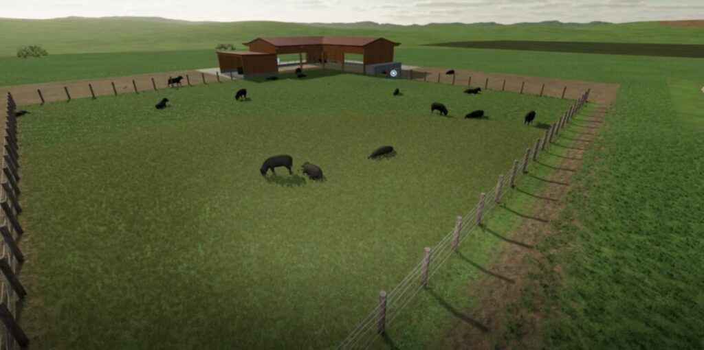 FS22 Sheep Barn L Shape v1 (2) - Farming simulator 19 / 17 / 15 Mod