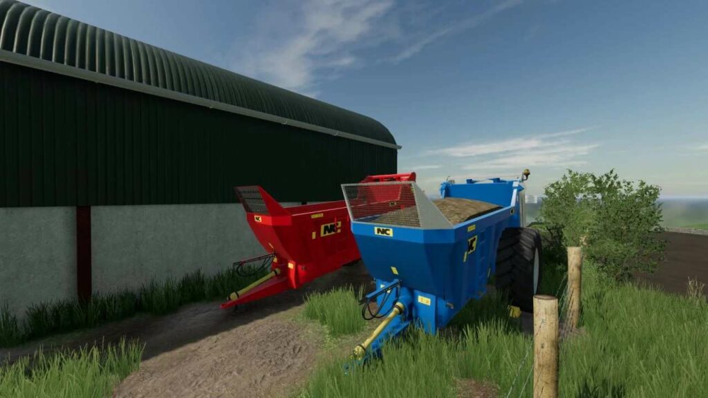 FS22 NC Manure Spreader v1.0 - FS 22 Implements & Tools Mod Download