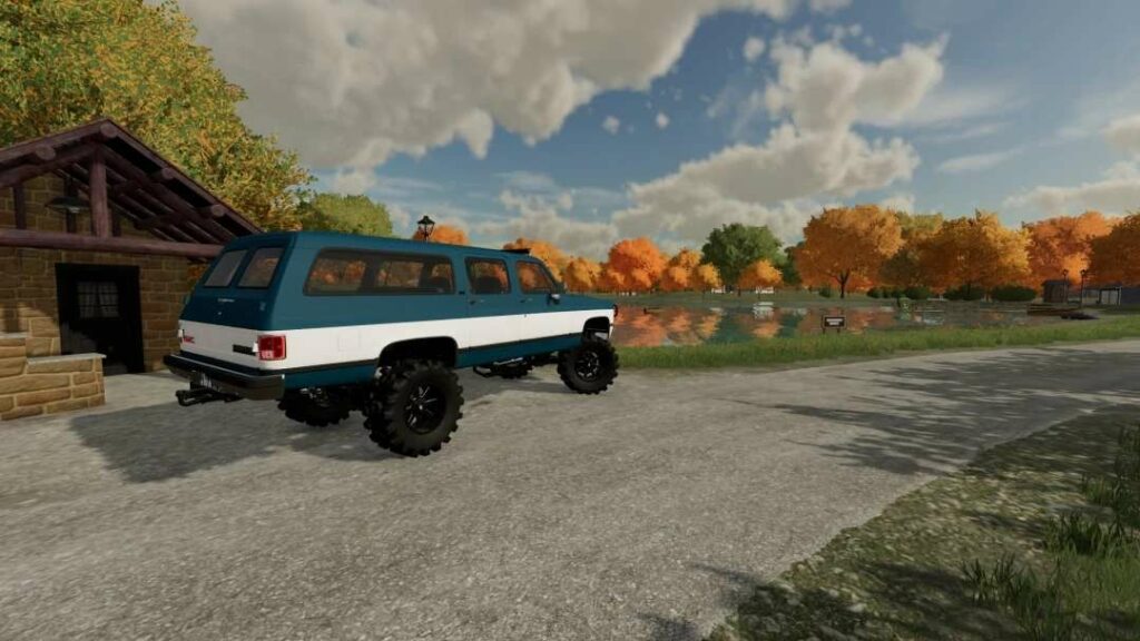 FS22 1989 GMC Suburban HM v1 (7) - Farming simulator 19 / 17 / 15 Mod