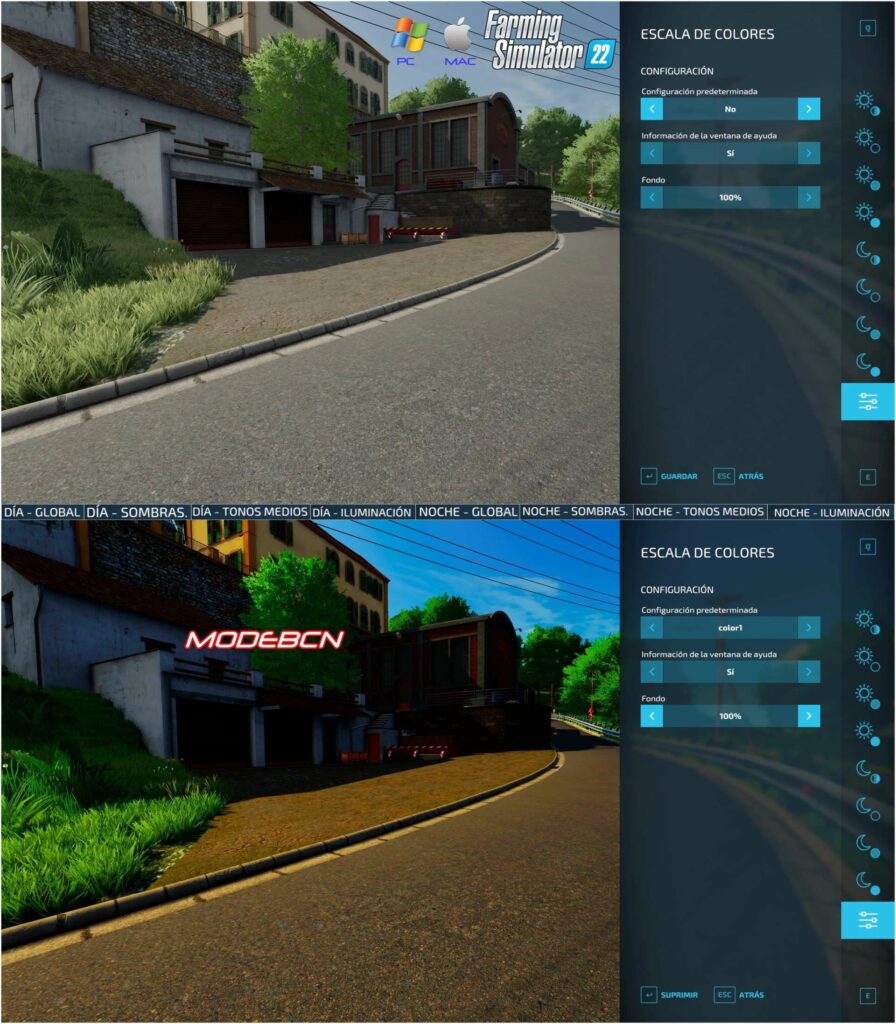 FS22 Color Grading Editor ESPANOL V1 (5) - Farming simulator 19 / 17 ...