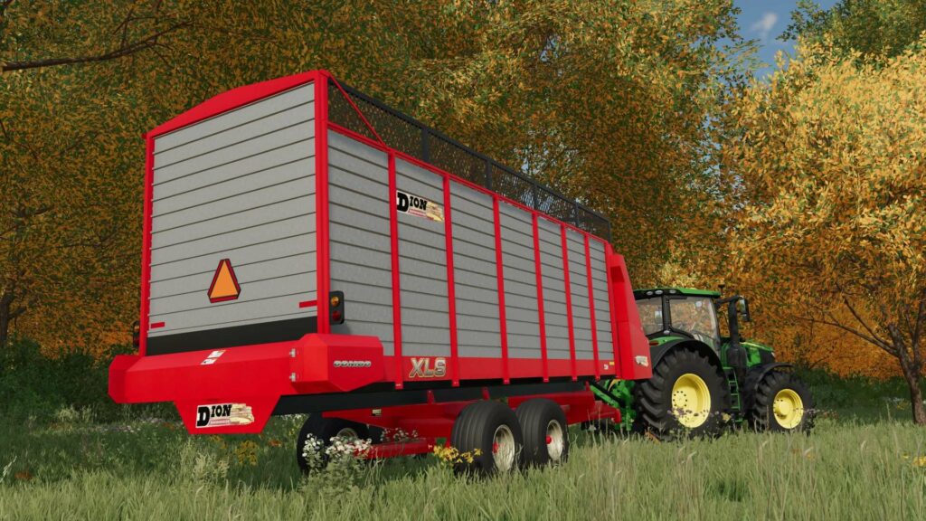 FS22 Dion B58 Forage Boxes Pack v1.0 - FS 22 Trailers Mod Download