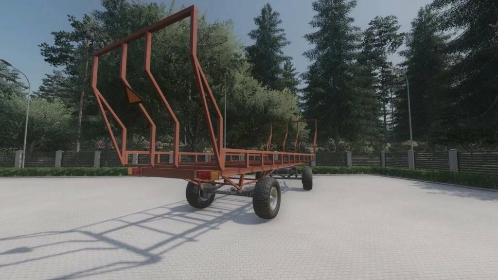 FS22 Homemade Bale Trailer v1.0 - FS 22 Trailers Mod Download