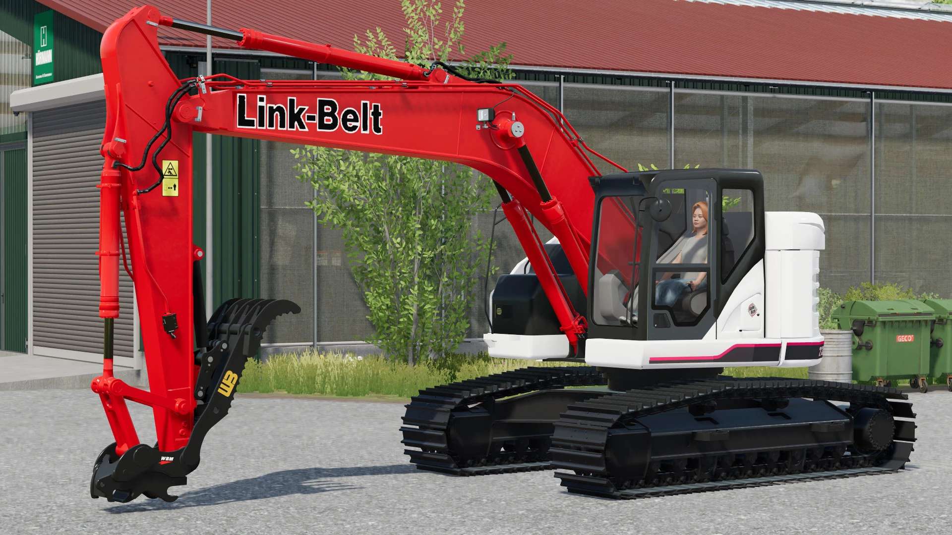 FS22 Link Belt 235×3 Spin Ace v1.0 - FS 22 Forklifts / Excavators Mod ...