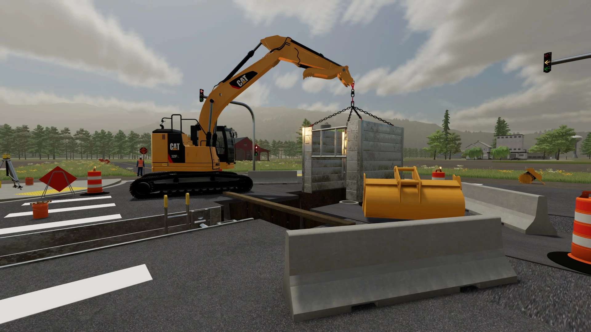 FS22 Load Chains v1.0 - FS 22 Implements & Tools Mod Download