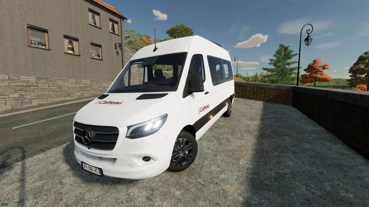FS22 Mercedes-Benz Sprinter Tourer – Catteau Voyages v1.0 - FS 22 ...