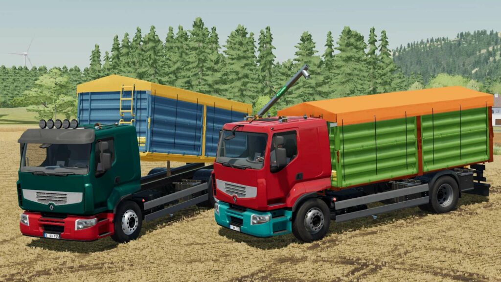 FS22 Renault Premium Agrar Truck v1.0 - FS 22 Trucks Mod Download