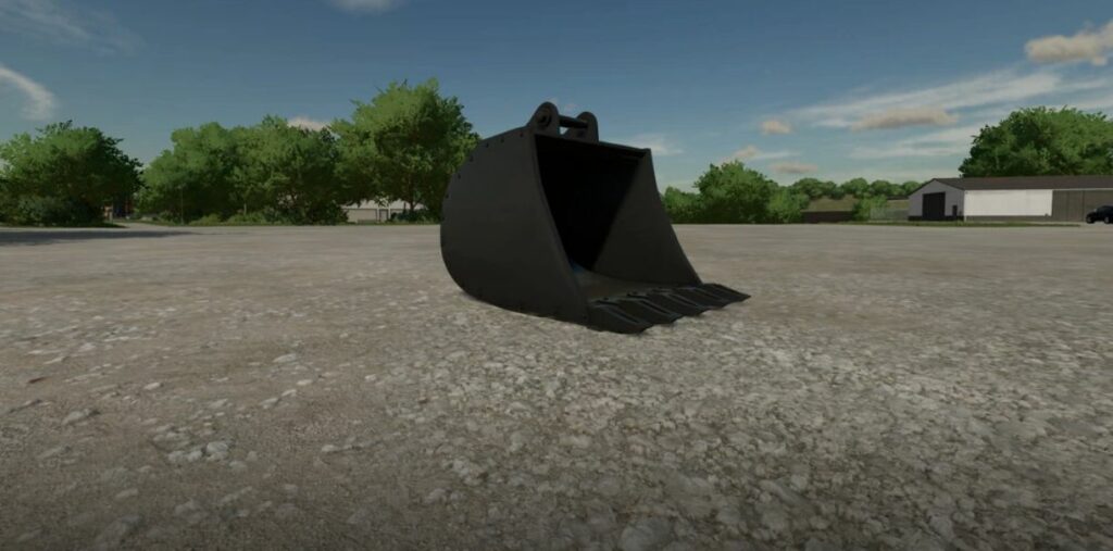 FS22 Selfmade Excavator Bucket v1.0 - FS 22 Implements & Tools Mod Download