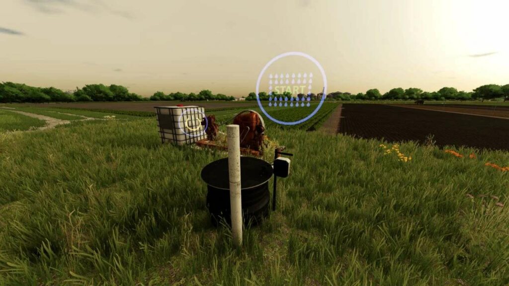 FS22 Sprinkler Irrigation Placeable v1.0 - FS 22 Objects Mod Download