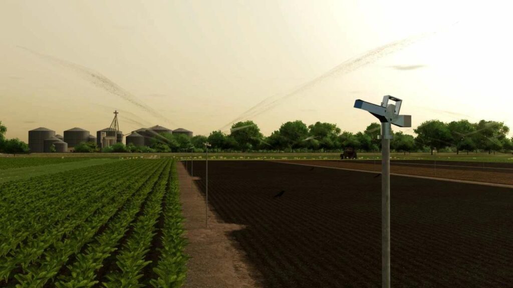 FS22 Sprinkler Irrigation Placeable v1 (4) - Farming simulator 19 / 17 ...