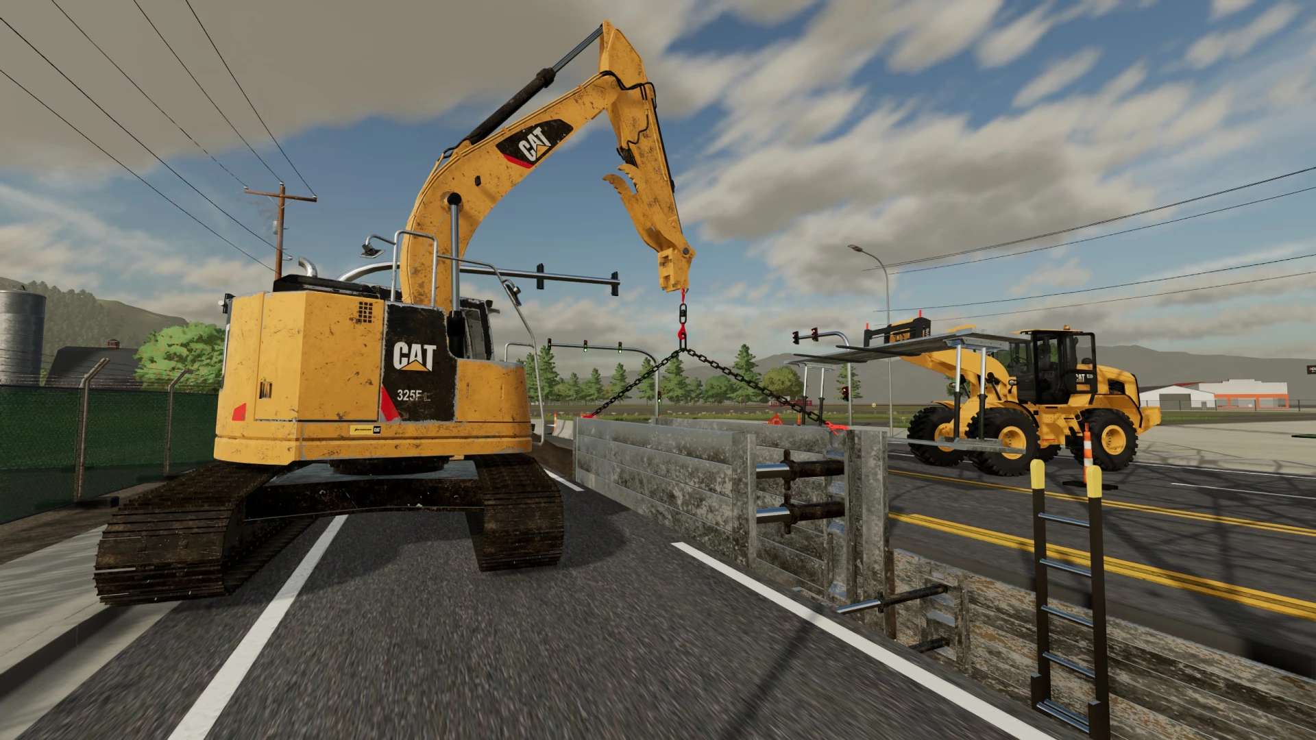 FS22 Caterpillar 325F v1.0 - FS 22 Forklifts / Excavators Mod Download