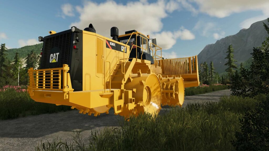 FS22 Caterpillar 836K Landfill Compactor v1.1.0 (4) - Farming simulator ...