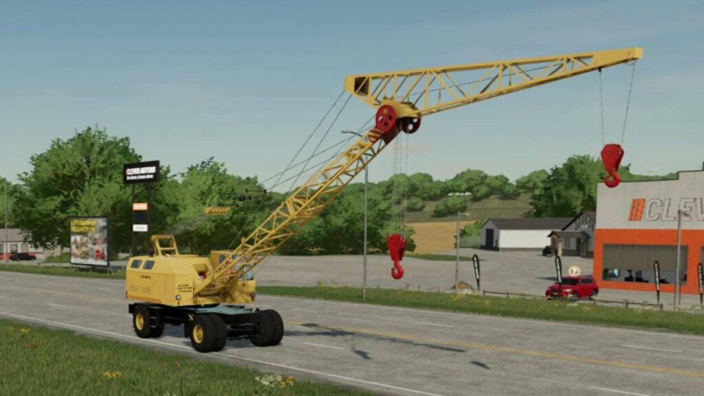 FS22 Crane KS 4361A v2.0 - FS 22 Forklifts / Excavators Mod Download
