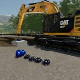 FS22 Caterpillar 352F v1.0 - FS 22 Forklifts / Excavators Mod Download