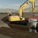 FS22 Caterpillar 352F v1.0 - FS 22 Forklifts / Excavators Mod Download