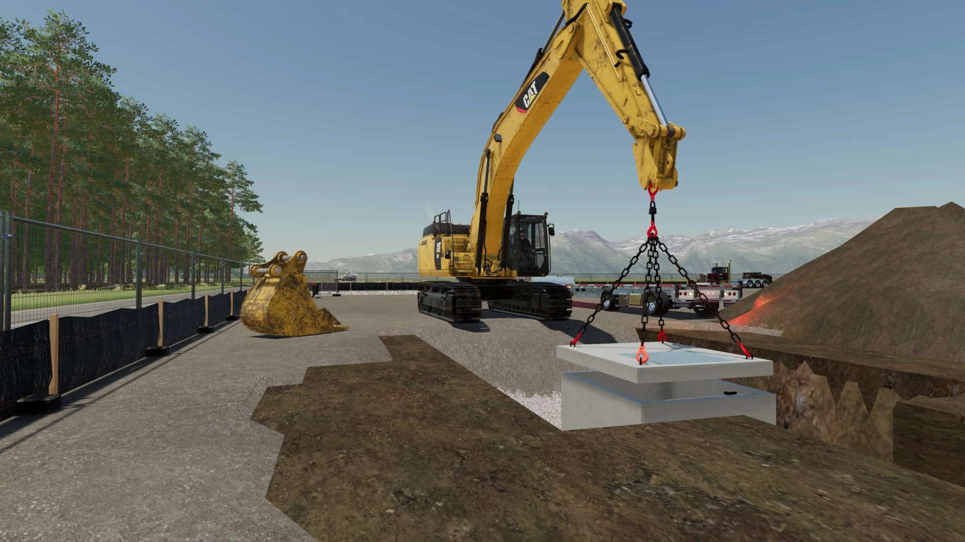 FS22 Caterpillar 352F v1.0 - FS 22 Forklifts / Excavators Mod Download