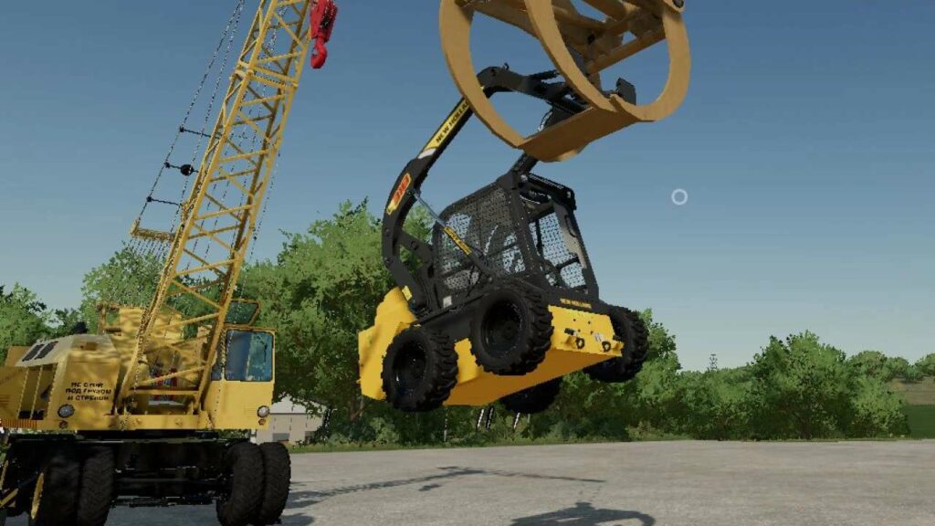 FS22 Forest grab v1.0 - FS 22 Forklifts / Excavators Mod Download