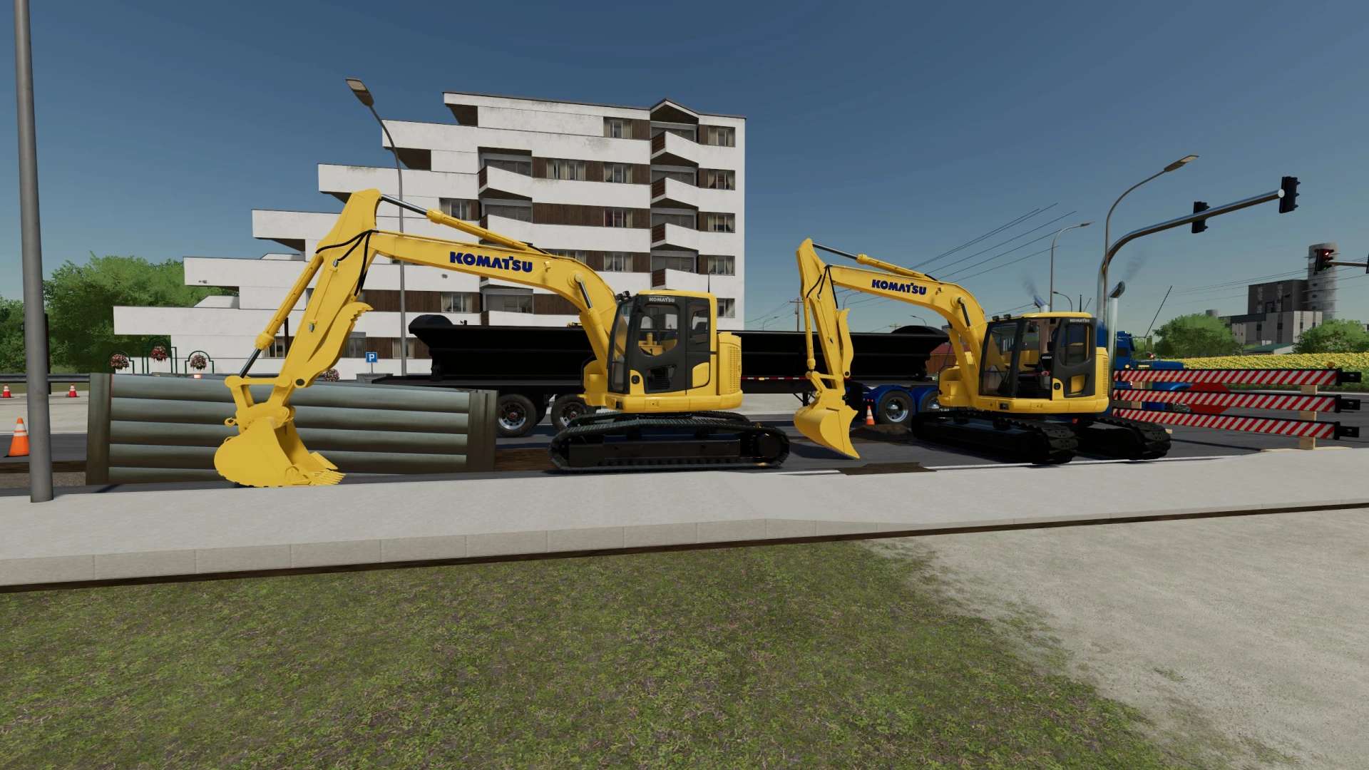 FS22 Komatsu PC138USLC-11 v1.0 - FS 22 Forklifts / Excavators Mod Download