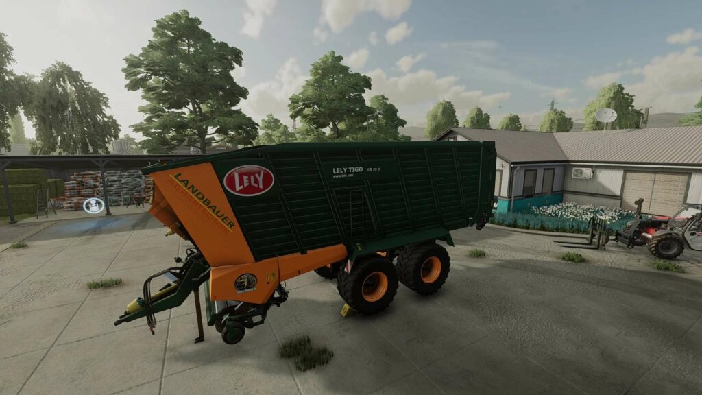 FS22 Lely TigoXR75 Landbauer Edition v1.0.0.1 - FS 22 Trailers Mod Download