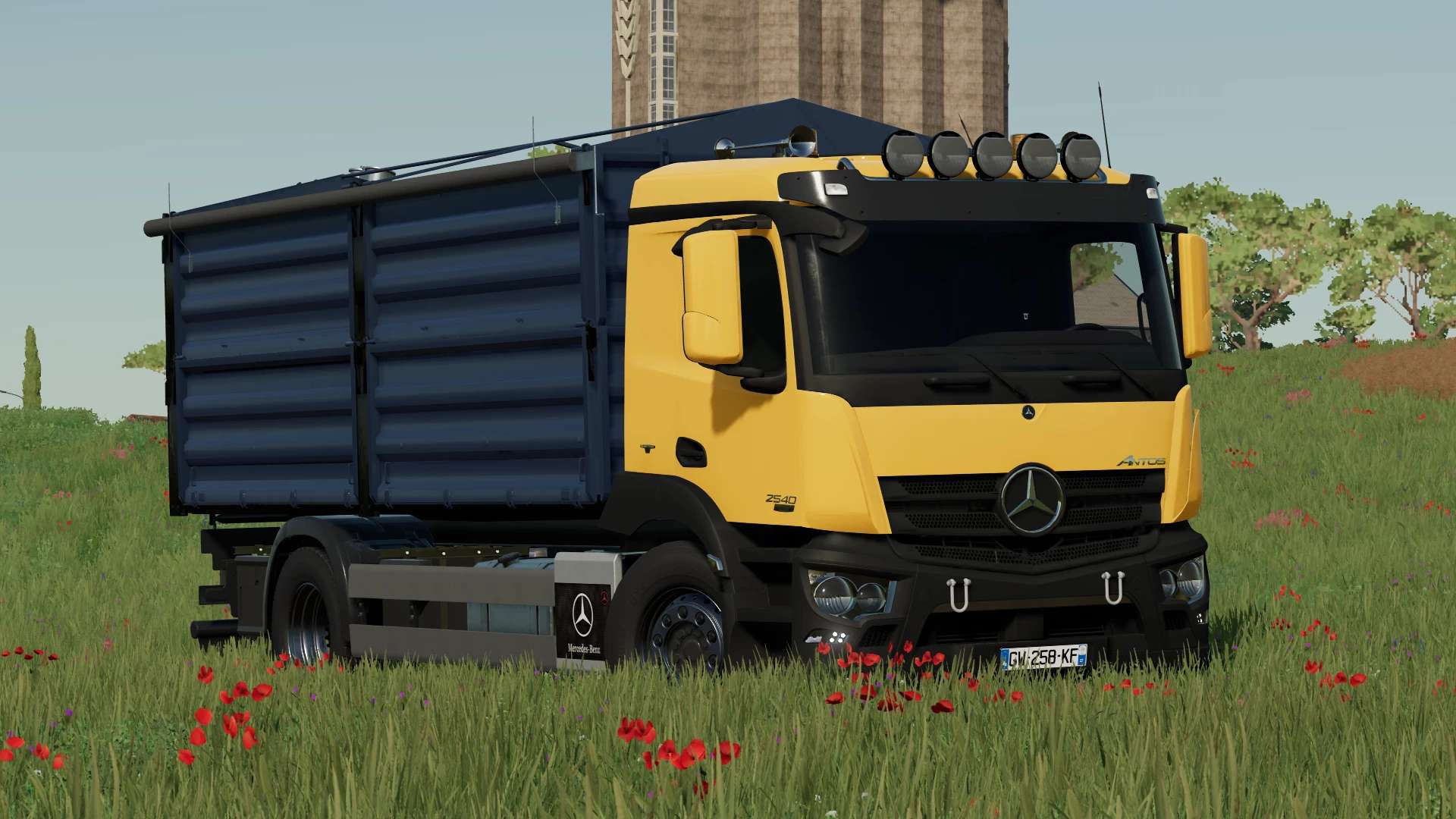 FS22 Mercedes Benz Antos Grain 4×2 v1.0 - FS 22 Trucks Mod Download