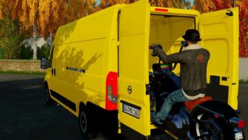 FS22 Opel Movano v2 (5) - Farming simulator 19 / 17 / 15 Mod