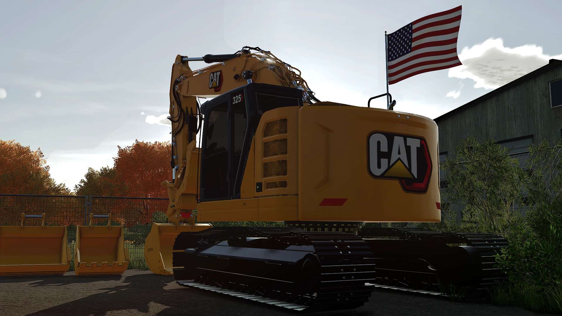 FS22 15-35 Ton Bucket Packs with Terrafarm v1.0 - FS 22 Forklifts / Excavators Mod Download
