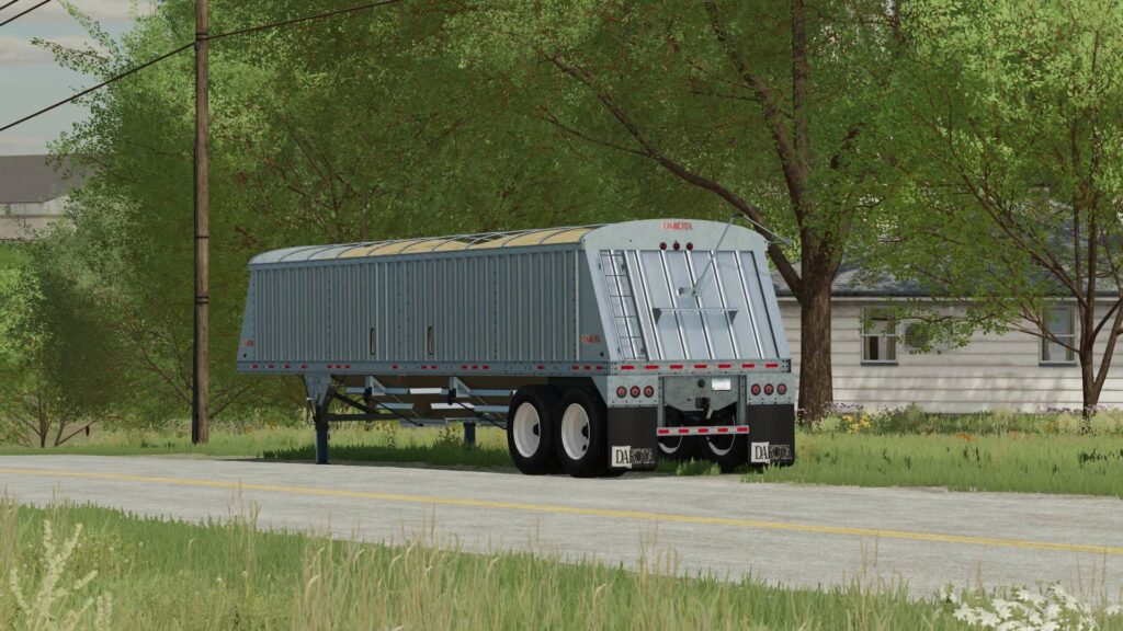 FS22 38FT Dakota Aluminum Hopper Bottom Trailer v1.1 - FS 22 Trailers ...