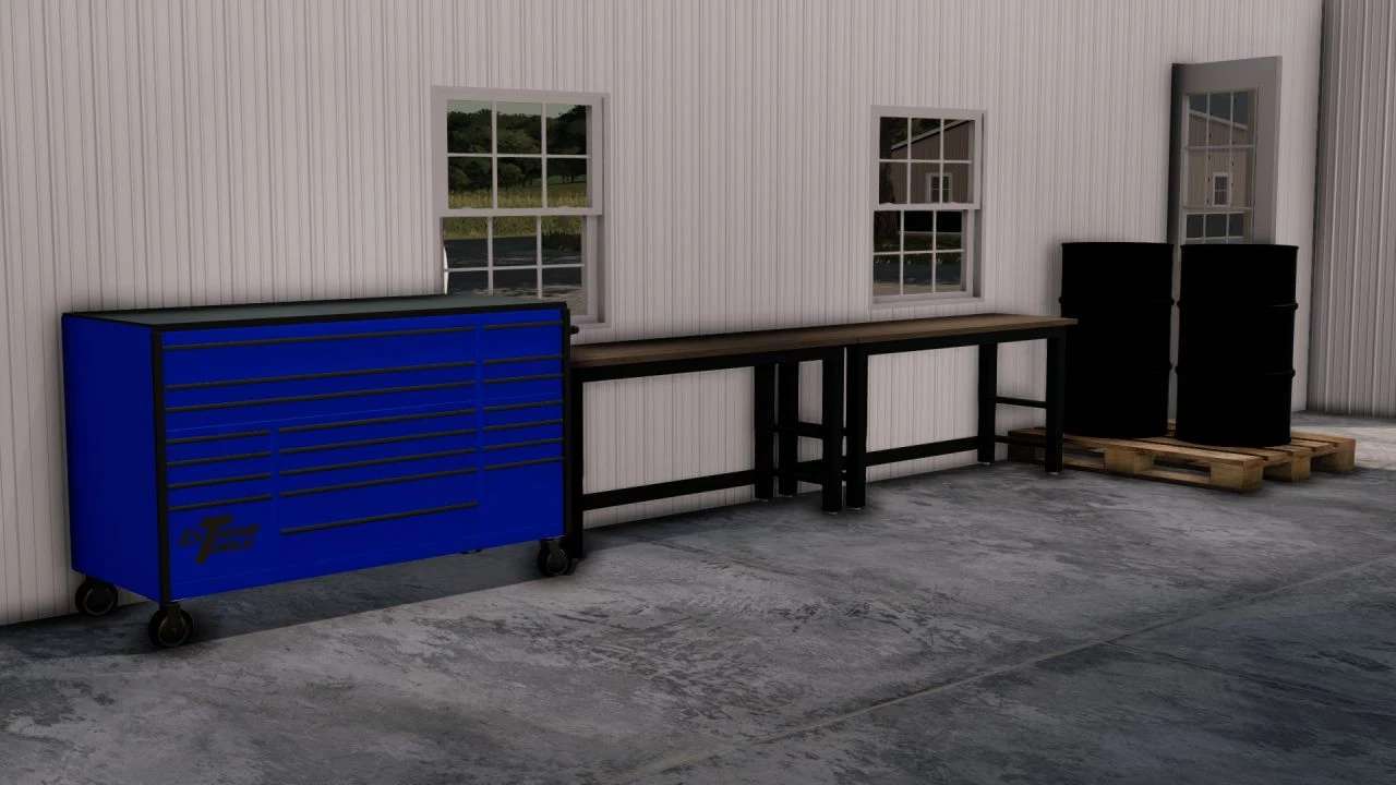 FS22 42×30 Garage v1.0 - FS 22 Objects Mod Download