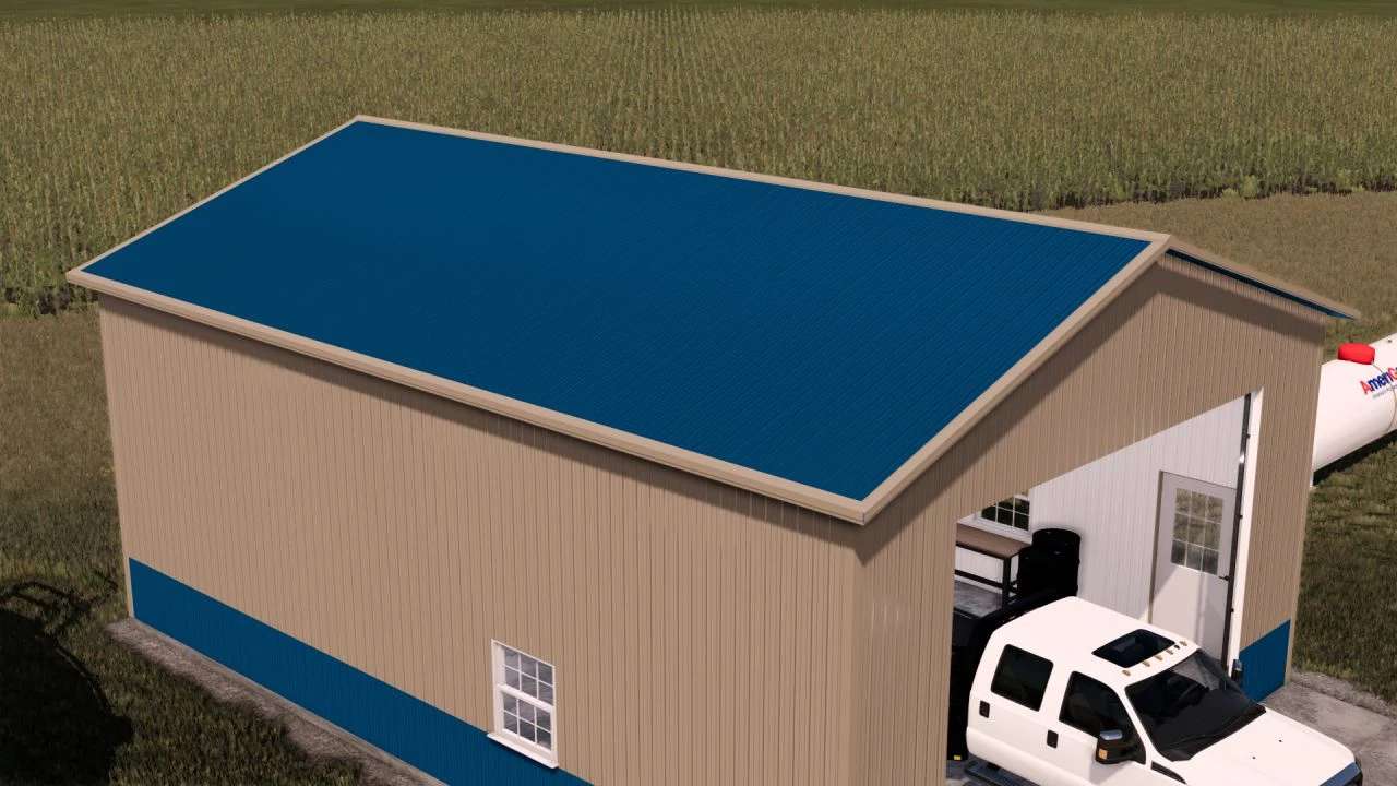 FS22 42×30 Garage v1 (4) - Farming simulator 19 / 17 / 15 Mod