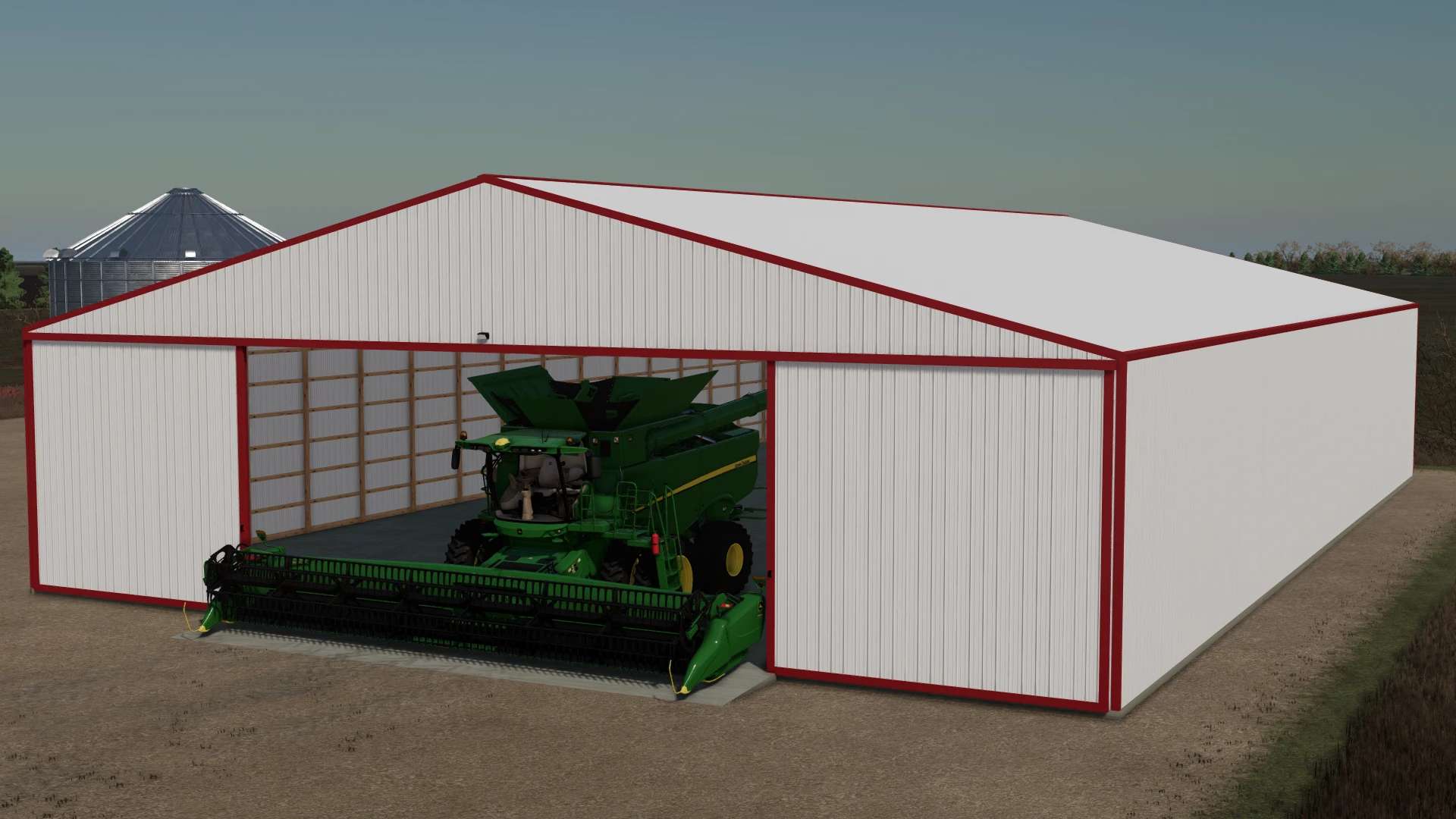 FS22 80×120 Shed v1 (4) - Farming simulator 19 / 17 / 15 Mod