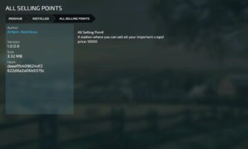 FS22 All Selling Points v1.0 - FS 22 Objects Mod Download