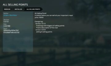 FS22 All Selling Points v1.0.1 - FS 22 Other Mod Download