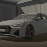 FS22 Audi RS6 v1.1 - FS 22 Cars Mod Download