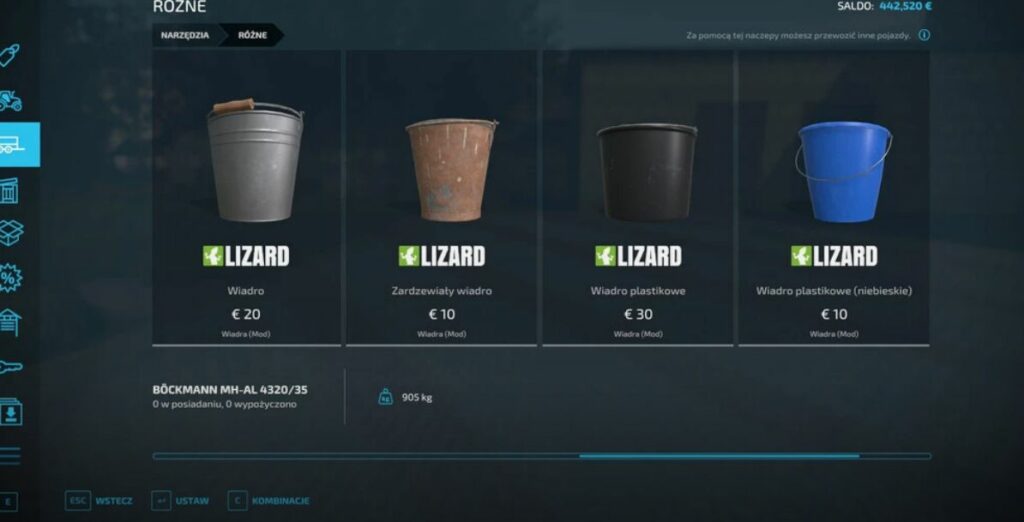 FS22 Buckets Pack v1 (1) - Farming simulator 19 / 17 / 15 Mod