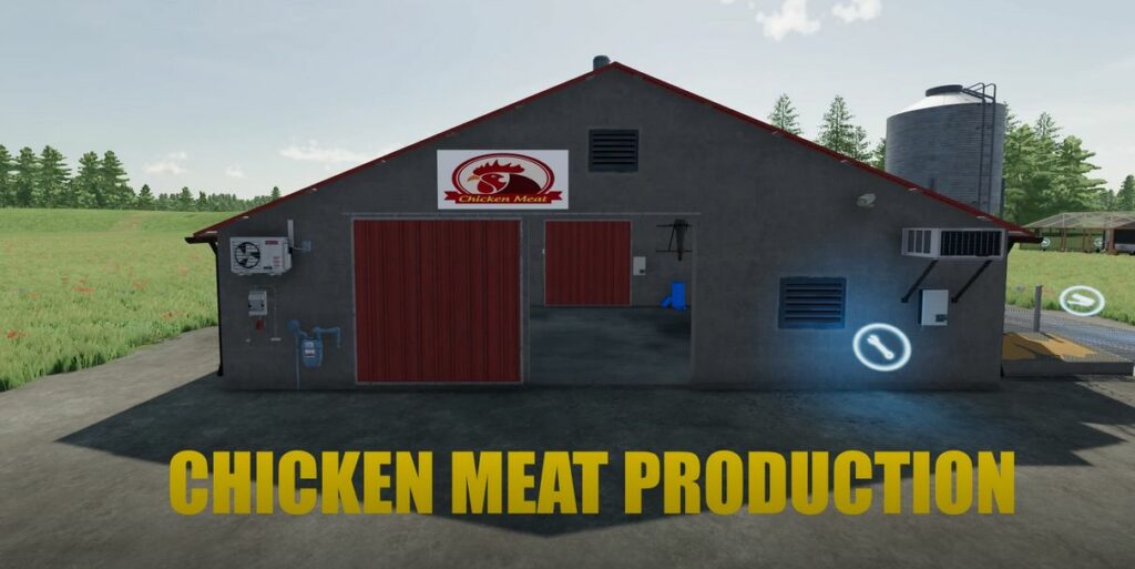 FS22 CHICKEN MEAT PRODUCTION v1.0 - FS 22 Objects Mod Download