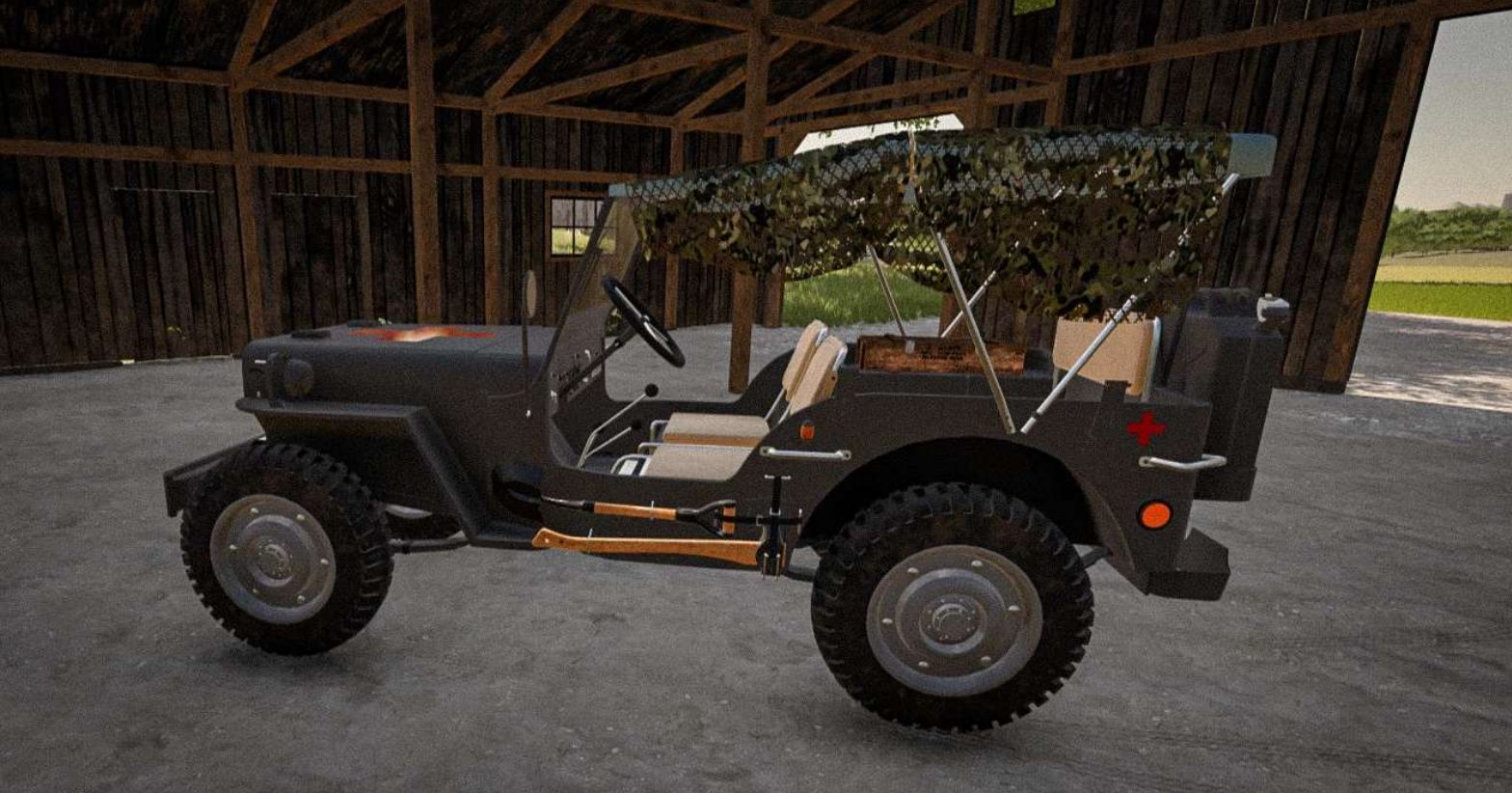 FS22 FS22 Jeep Willys Pack V1 (4) - Farming simulator 19 / 17 / 15 Mod