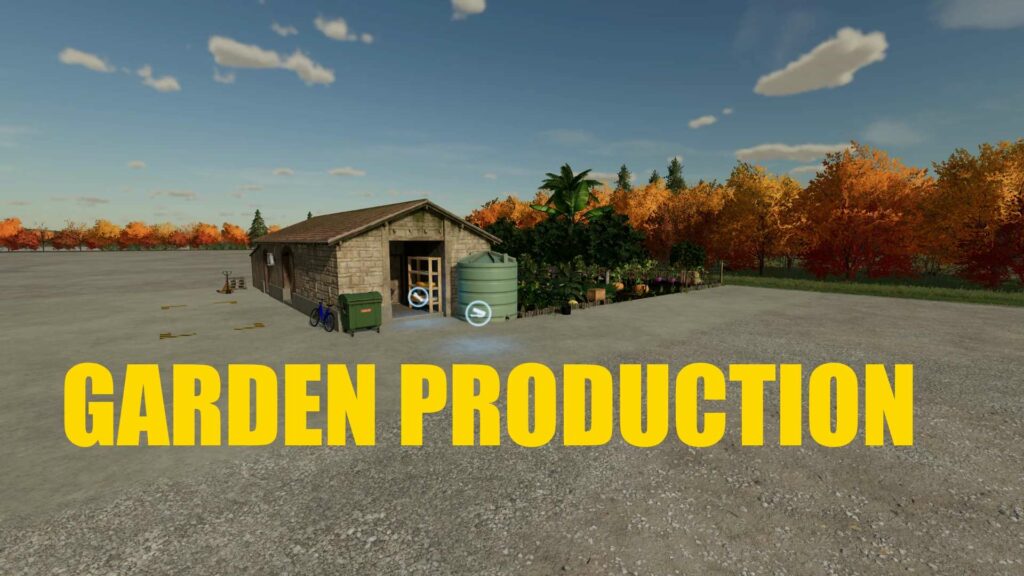 FS22 GARDEN PRODUCTION V1.0 - FS 22 Objects Mod Download