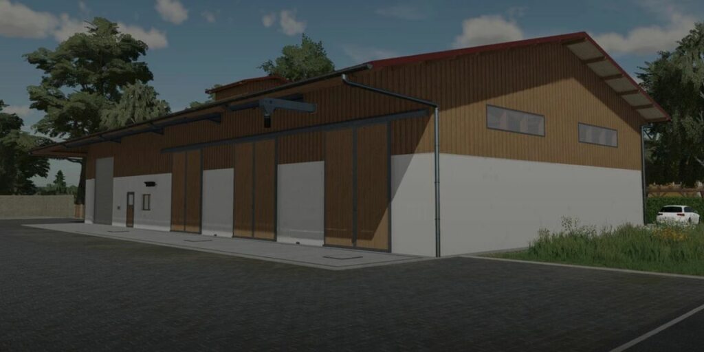 FS22 Grain Storage Hall v1 (6) - Farming simulator 19 / 17 / 15 Mod