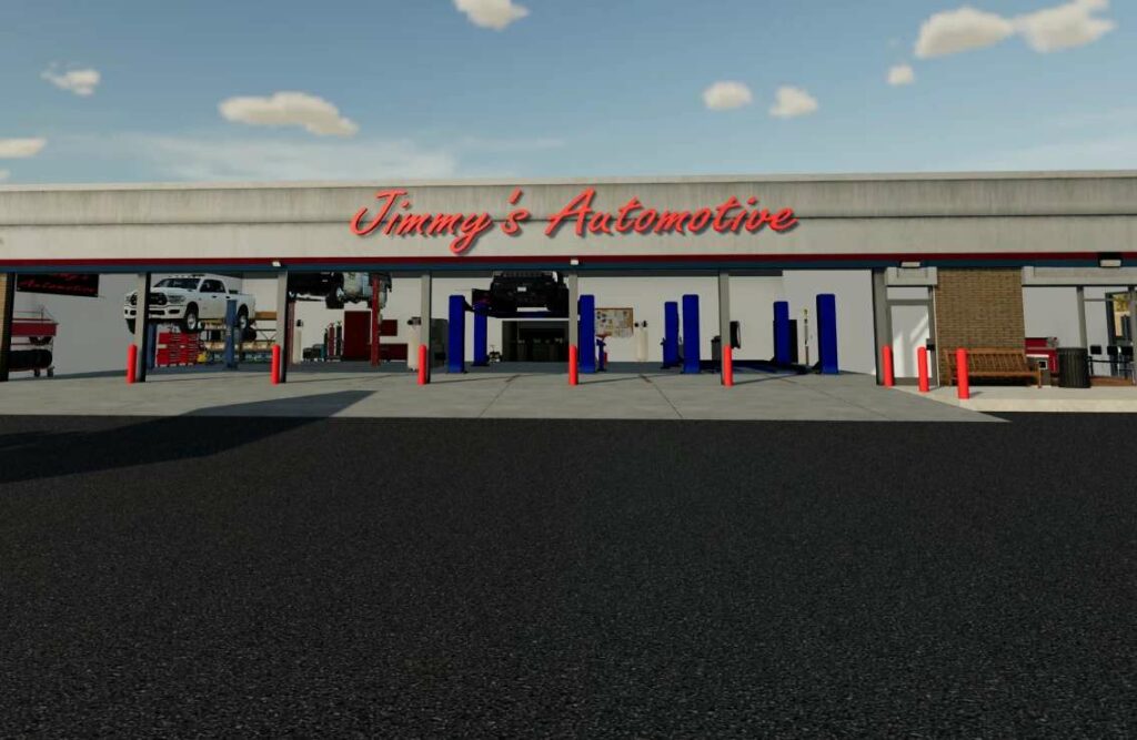 FS22 Jimmy’s Automotive v1.0 - FS 22 Objects Mod Download