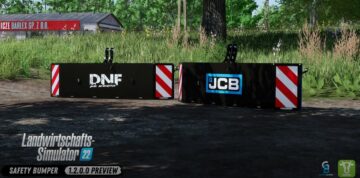 FS22 LSFM Safety Bumper v1.2 - FS 22 Implements & Tools Mod Download