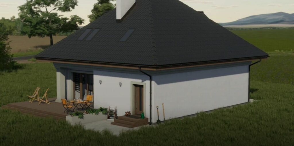 FS22 Modern House v1.0 - FS 22 Objects Mod Download