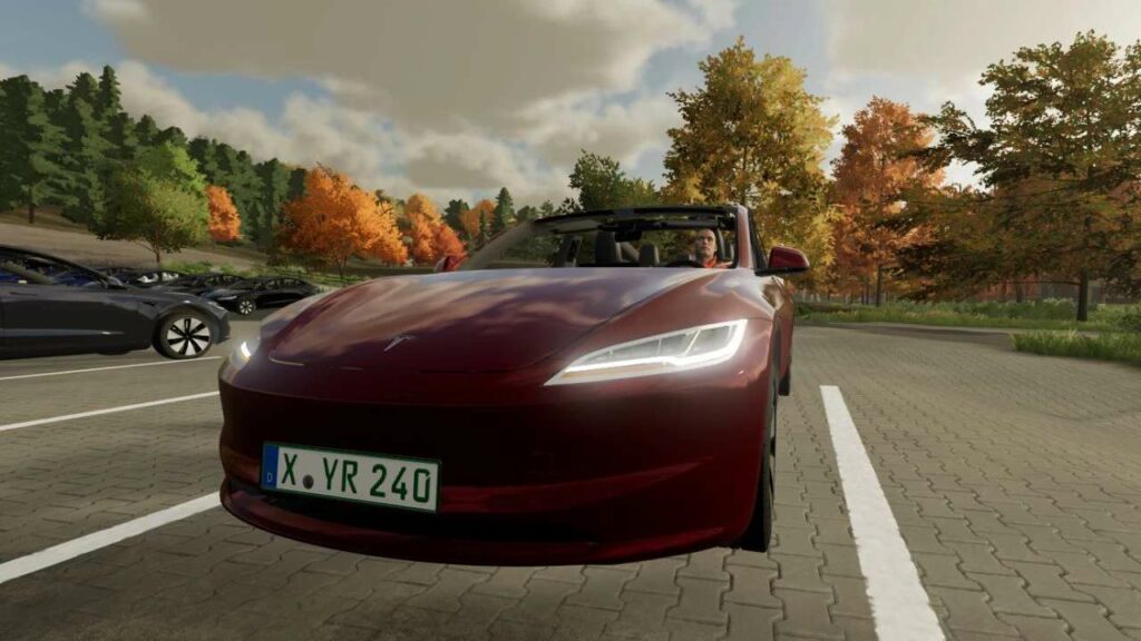 FS22 Tesla Model 3 2024 Long Range v1.0.2 - FS 22 Cars Mod Download