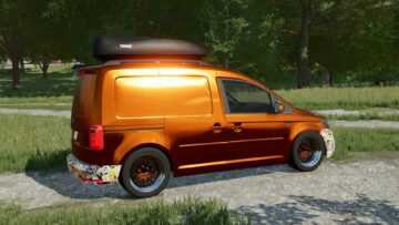 FS22 VW Caddy 2015 v1 (2) - Farming simulator 19 / 17 / 15 Mod