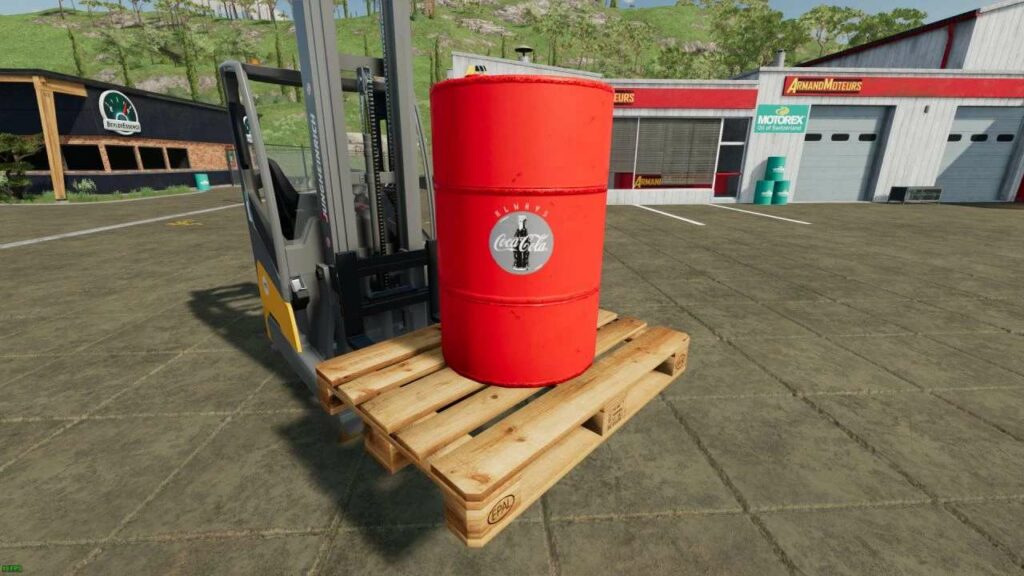 FS22 Decorative barrel (oil) v1.0 - FS 22 Objects Mod Download